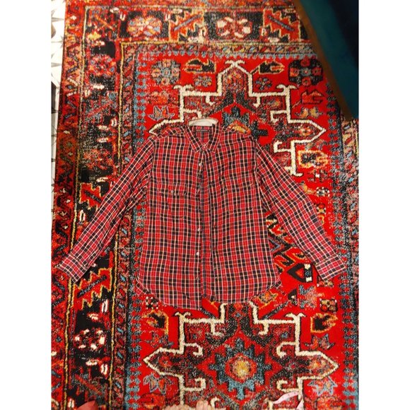 French Connection | Shirts | French Connection Red Black White Plaid ...